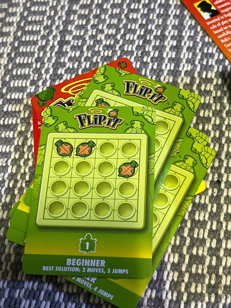 Turtle Flip It Brain Game, Hobbies & Toys, Toys & Games on Carousell