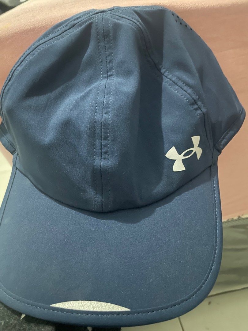 Under Armour Run Cap, Fesyen Pria, Aksesoris, Topi di Carousell