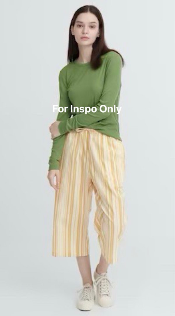 Uniqlo 3/4 Relaco pants, Women's Fashion, Bottoms, Other Bottoms on Carousell