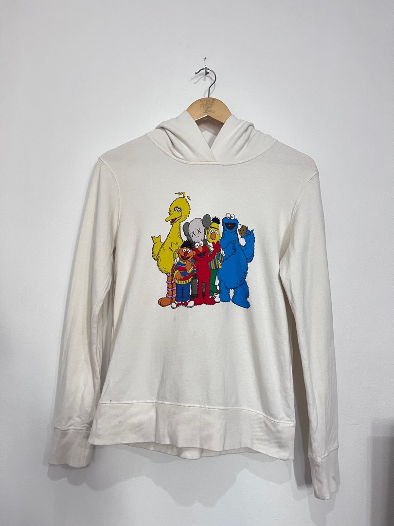 Uniqlo Kaws x Sesame Street Hoodie, Women's Fashion, Coats, Jackets and ...