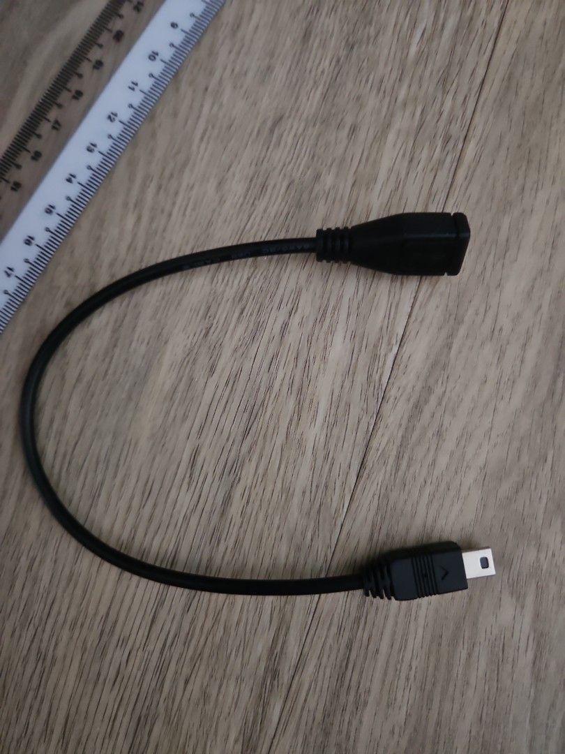 Usb mini-B male to micro-b female, Computers & Tech, Parts ...