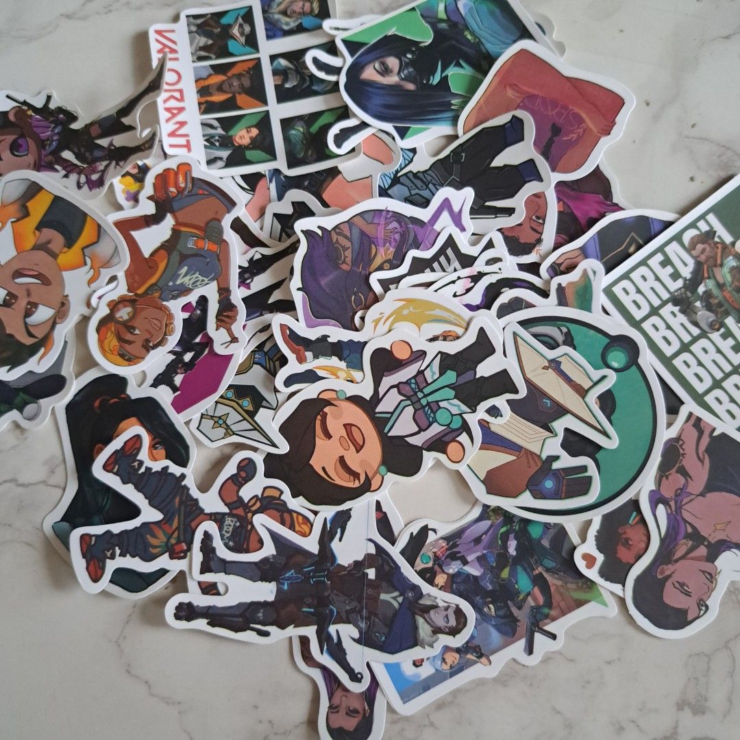 valorant stickers, Hobbies & Toys, Stationery & Craft, Other Stationery ...