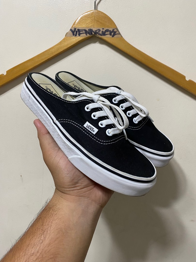 Van Authentic Mule Black, Men's Fashion, Footwear, Sneakers on Carousell