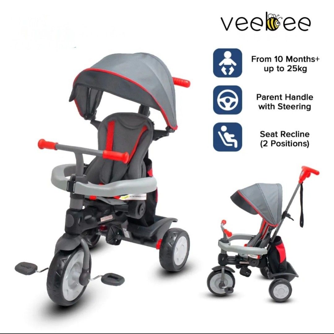 Vee Bee Explorer plus - Baby tricycle, Babies & Kids, Going Out ...