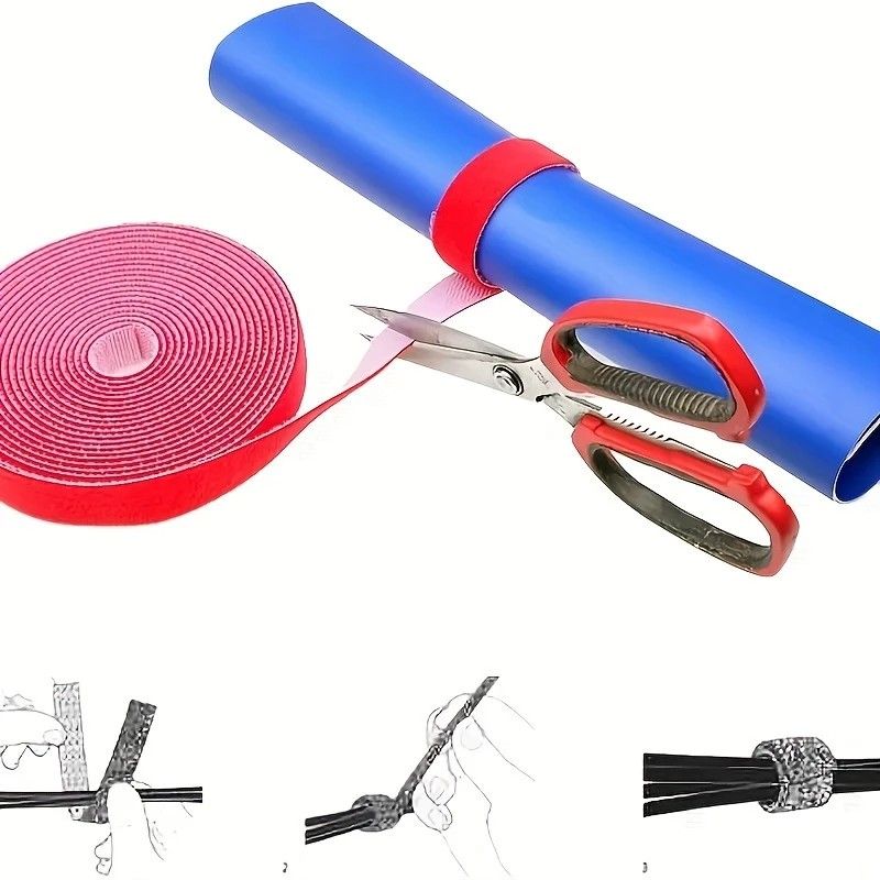 Velcro Red Tape | Hook and Loop Nylon Strap, Sports Equipment, Bicycles ...