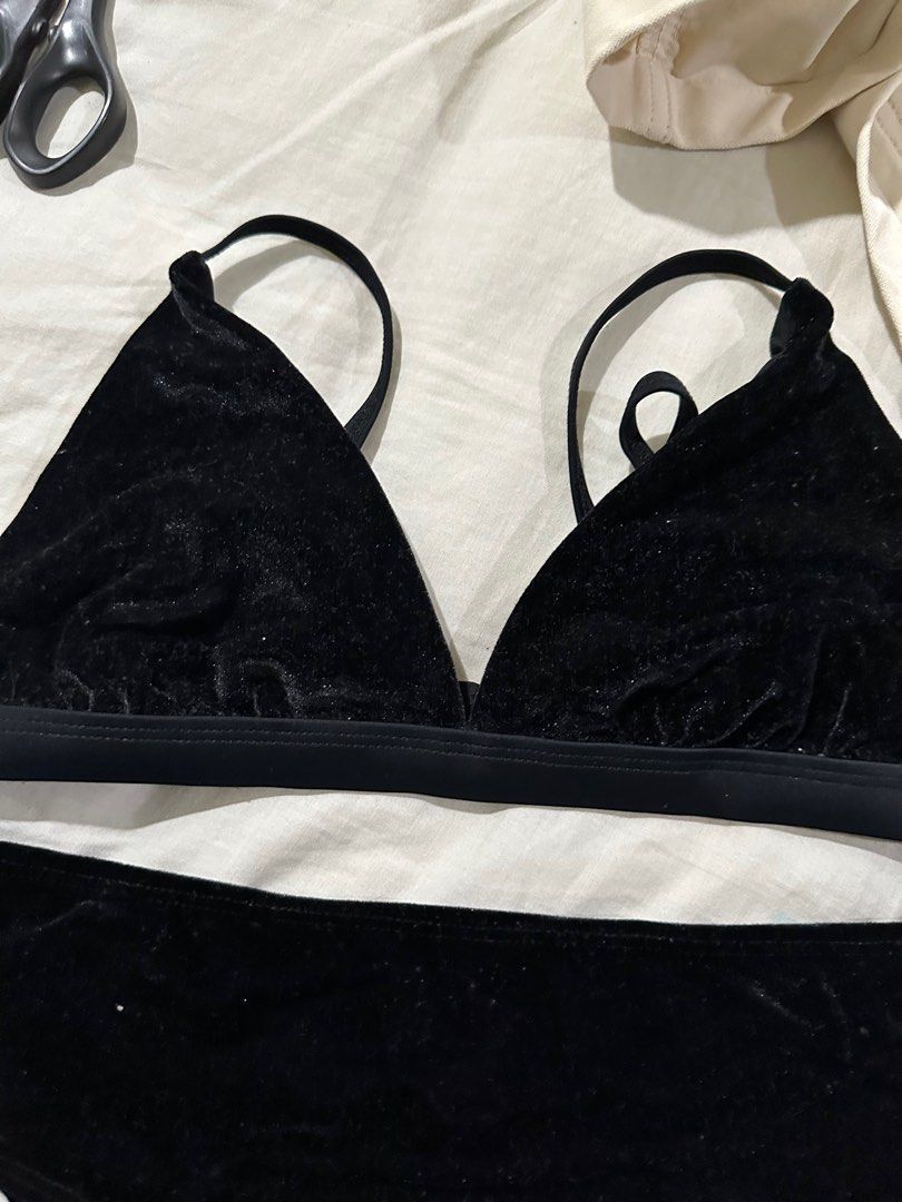 Velvet Bikini set, Women's Fashion, Swimwear, Bikinis & Swimsuits on ...