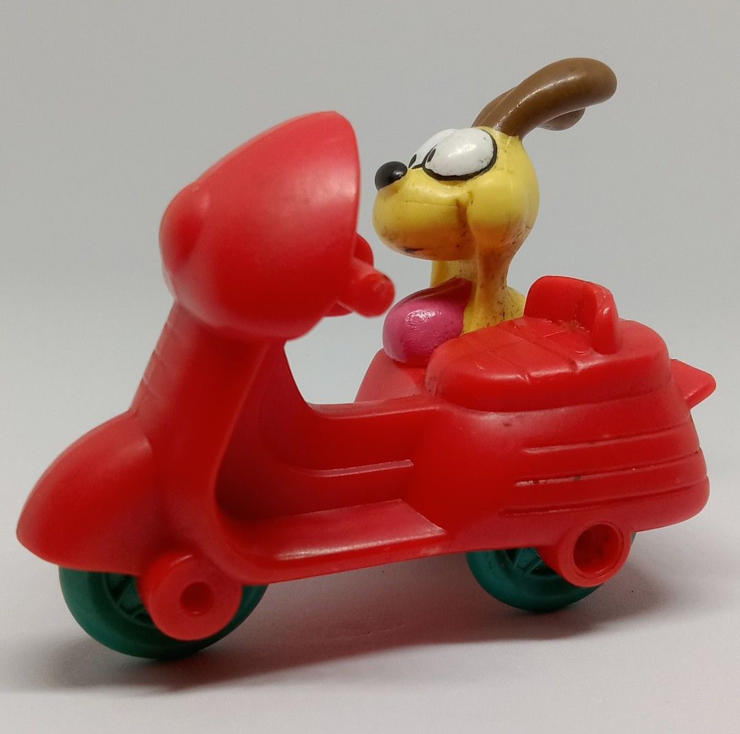 Vintage 1988 Garfield Odie Motorcycle Sidecar Mcdonalds, Hobbies & Toys ...