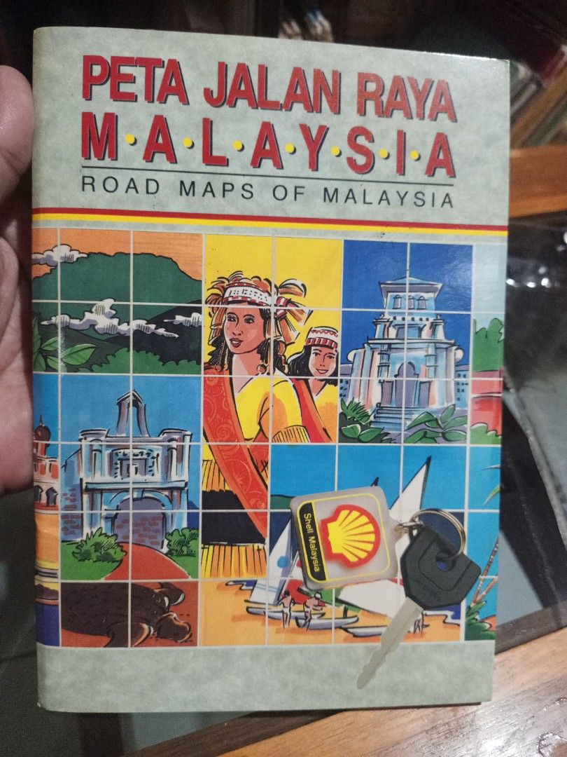 vintage book maps shell 1990, Hobbies & Toys, Books & Magazines ...