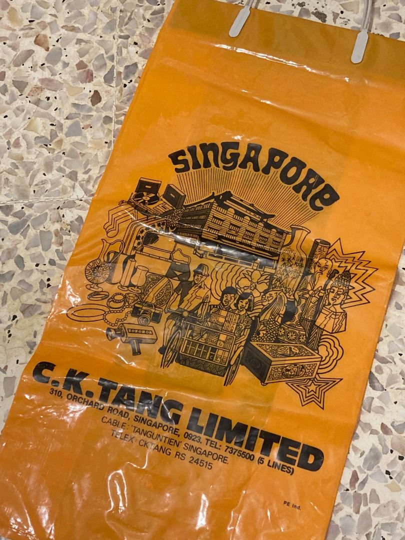 Vintage CK Tang Shopping Bag, Hobbies & Toys, Memorabilia ...