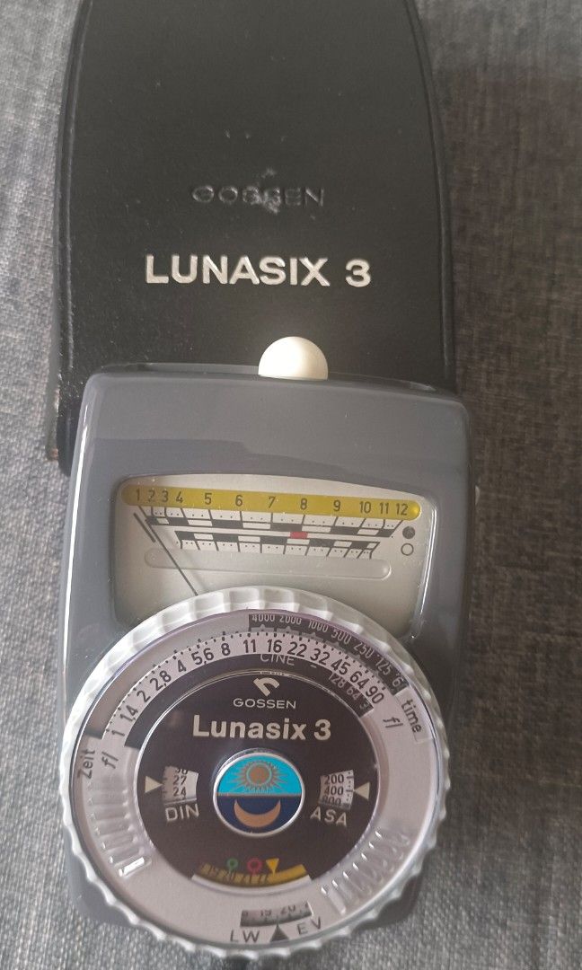 Vintage Gossen Lunasix 3 Light Exposure Meter Case, Photography, Photography Accessories, Other ...