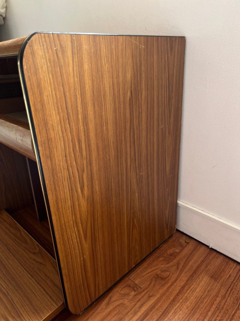Vintage Side Table / Vinyl Console, Furniture & Home Living, Furniture ...