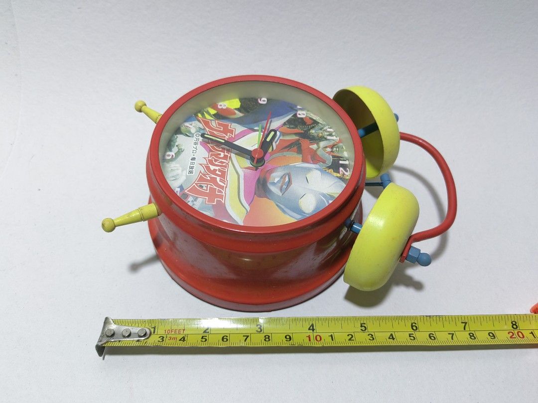 Vintage Ultraman Wind Up Alarm Clock Clock, Hobbies & Toys, Toys ...