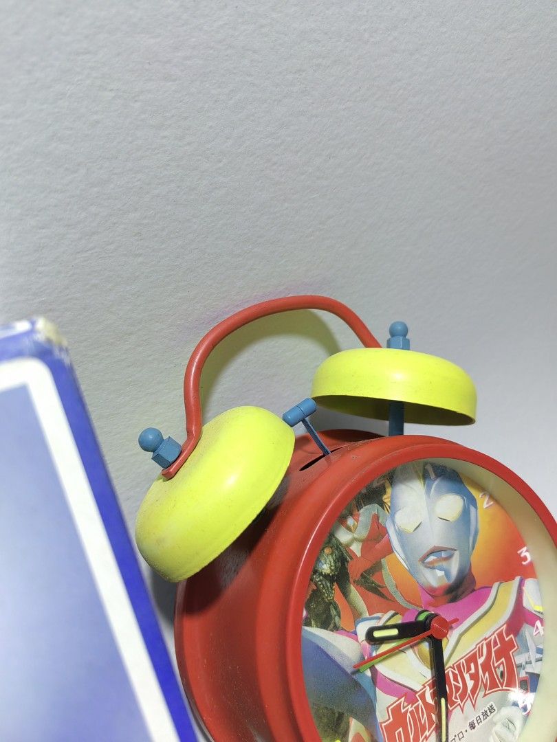 Vintage Ultraman Wind Up Alarm Clock Clock, Hobbies & Toys, Toys ...