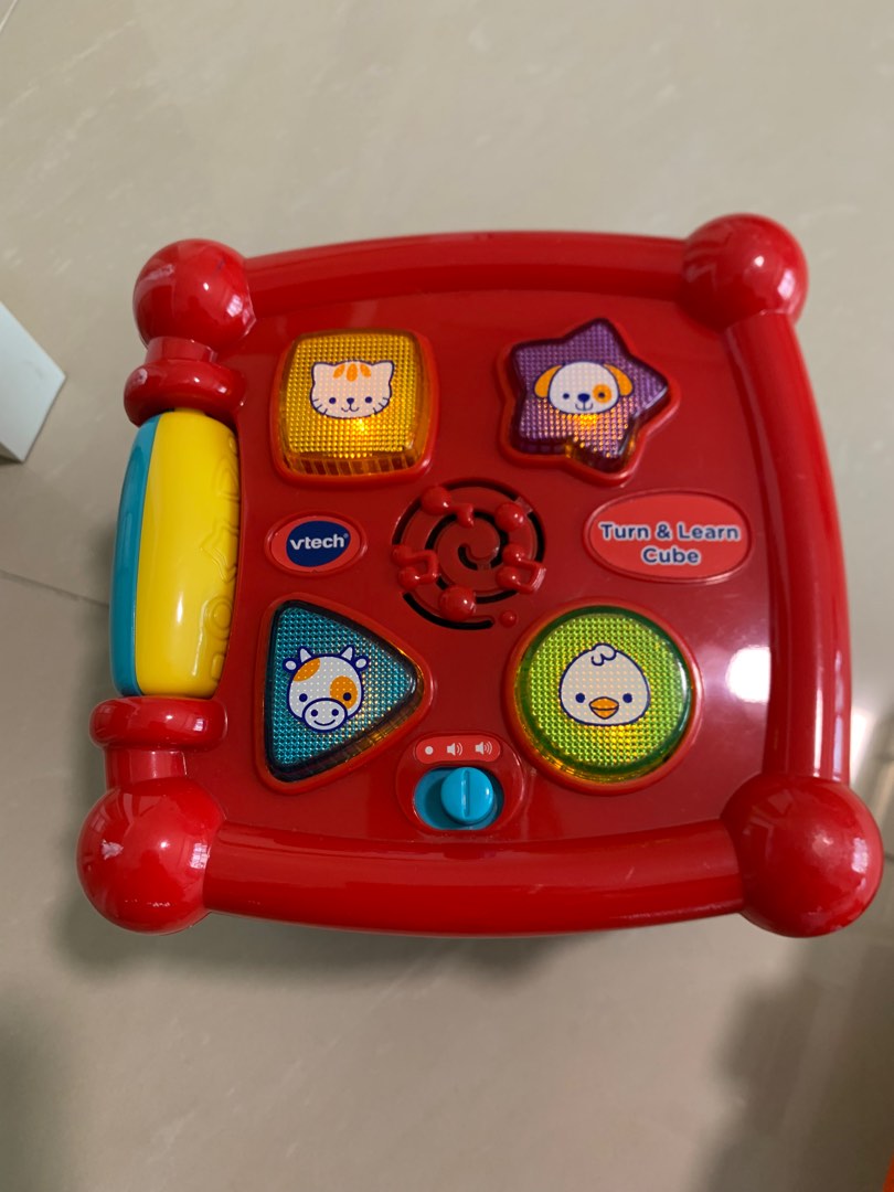 Vtech Turn & Learn Cube, Babies & Kids, Infant Playtime on Carousell