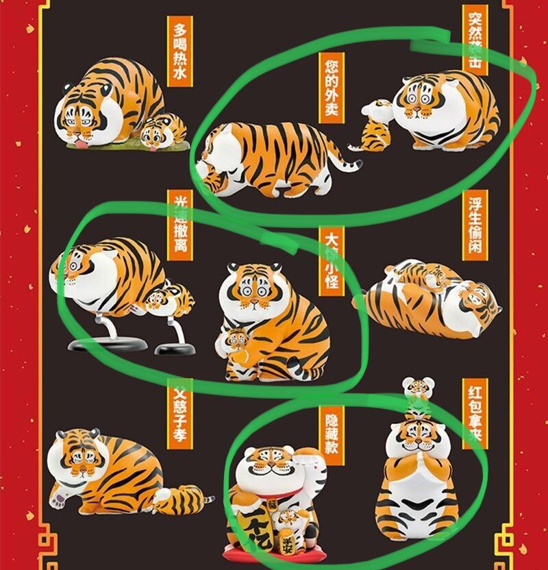 WTT Popmart / 52Toys Panghu Fat Tiger LuLu the piggy Journey to the ...