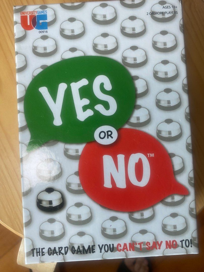 Yes or No card game, 興趣及遊戲, 玩具 & 遊戲類 - Carousell