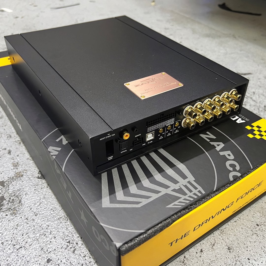 Zapco ADSP-Z16 IV-12A 16 Ch. DSP with 12 Ch. Amplifier, Car Accessories, Accessories on Carousell