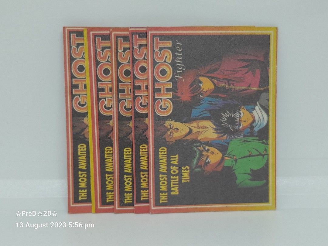 1990s Ghost Fighter Deadliest Battle Half Size Teks (5pcs), Hobbies ...
