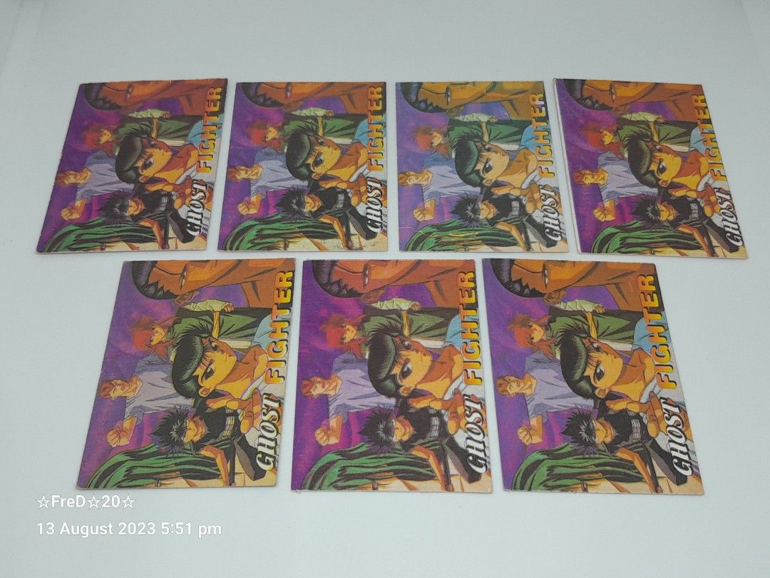 1990s Ghost Fighter Half Size Teks (7pcs), Hobbies & Toys, Memorabilia ...