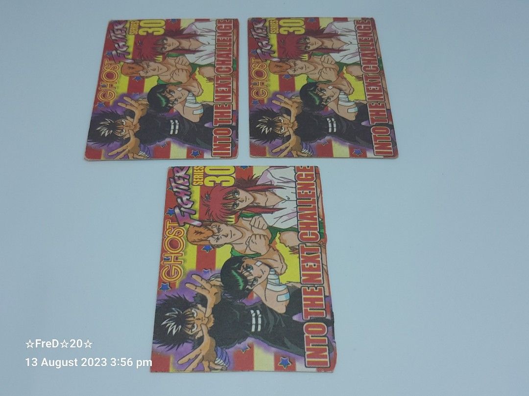 1990s Ghost Fighter Series 30 Half Size Teks (3pcs), Hobbies & Toys ...