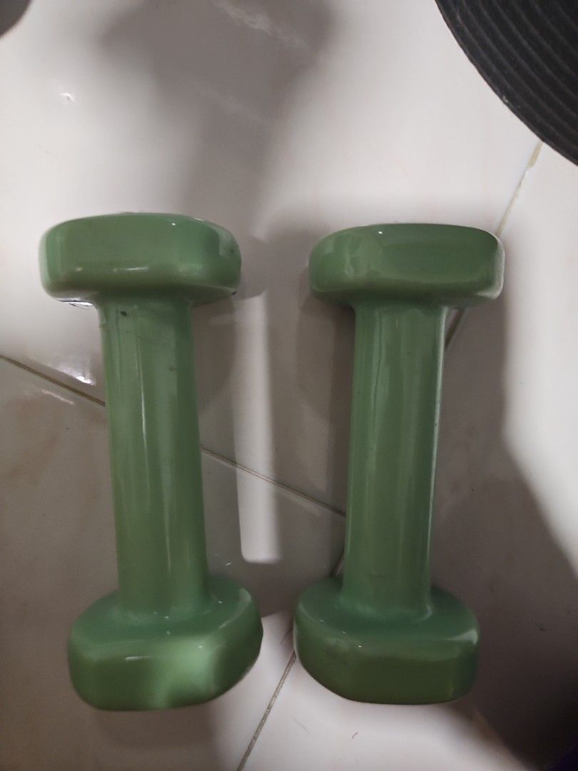1 pair of 1kg dumbell decathon, Sports Equipment, Exercise & Fitness ...