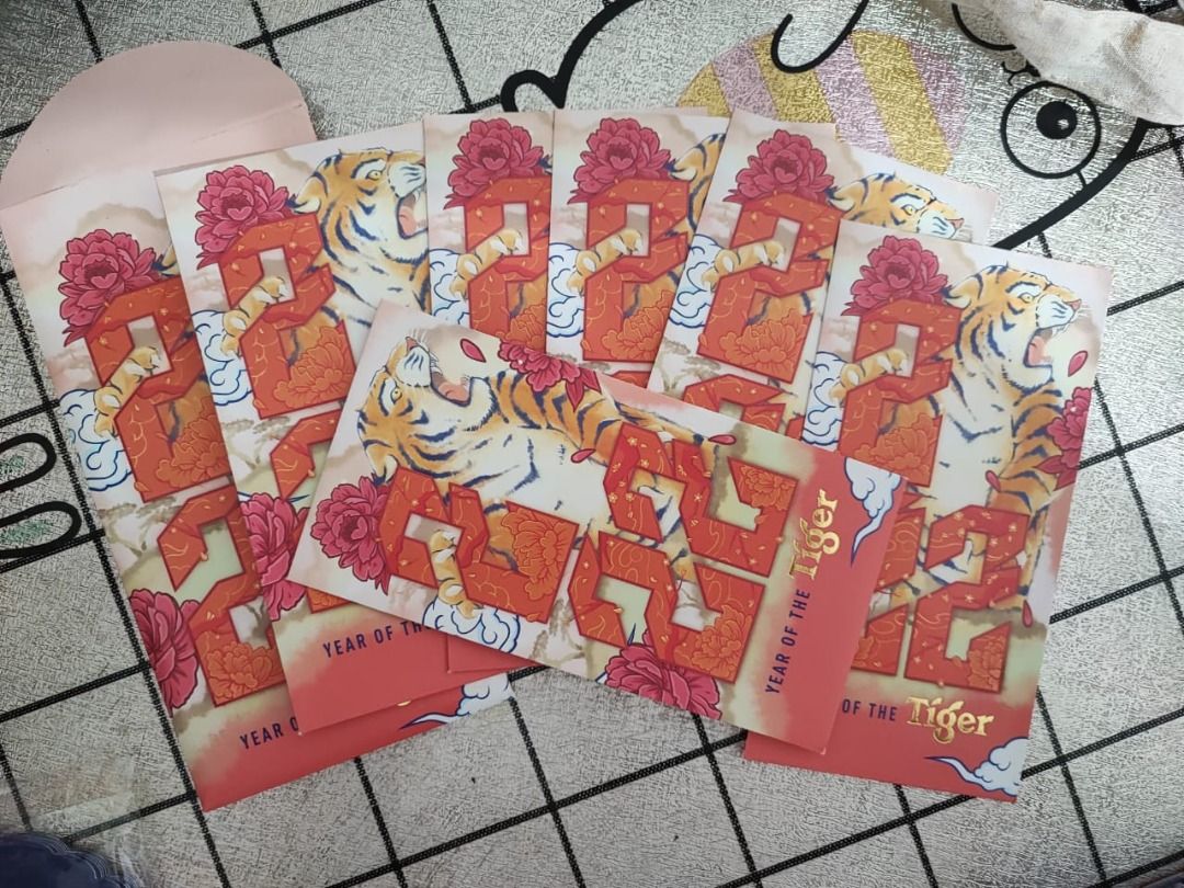 2022 Tiger Limited Edition Red Packet/Ang Paw, Hobbies & Toys ...