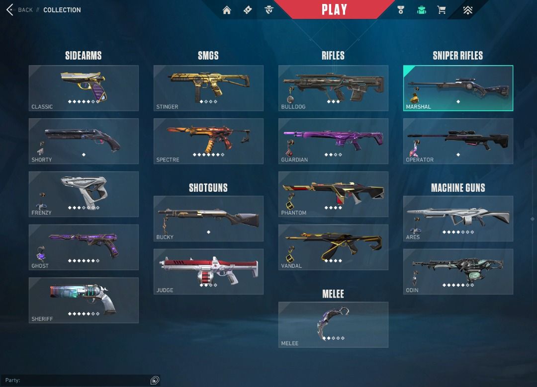 28 Premium Valorant Skin for sale (748SGD worth) includes champions VCT ...