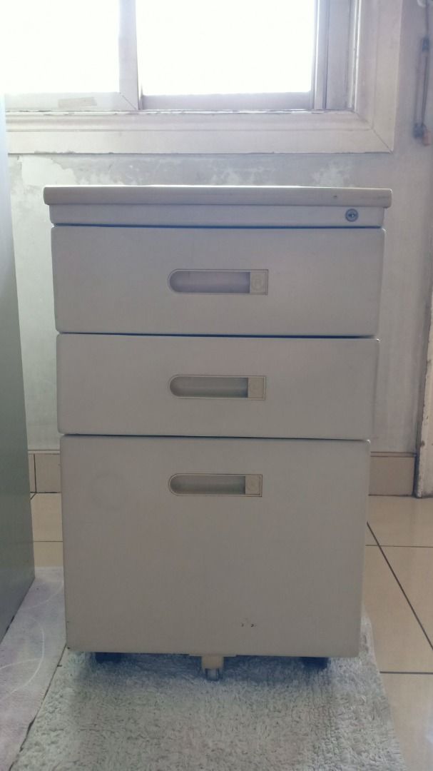 Pre-loved 3-Layer Lateral Steel Filing Cabinet with Free Steel Drawer ...