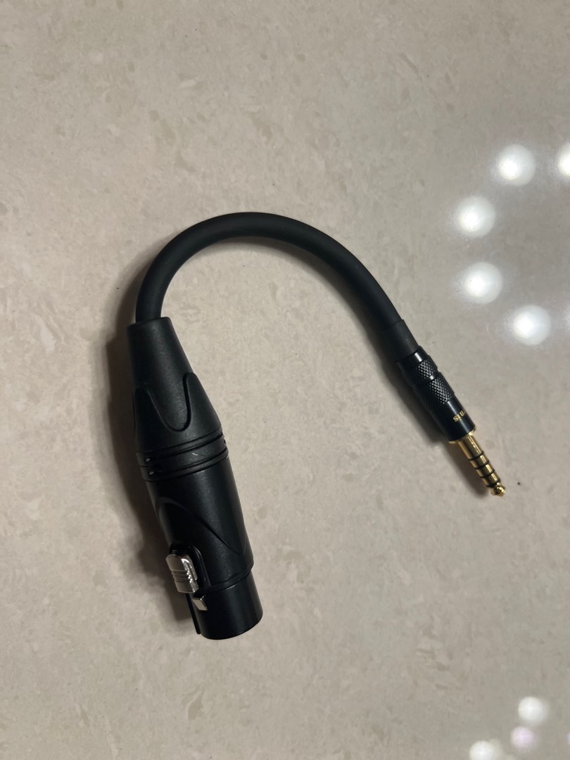 4 pin XLR to 4.4mm Balance adapter, Audio, Other Audio Equipment on ...