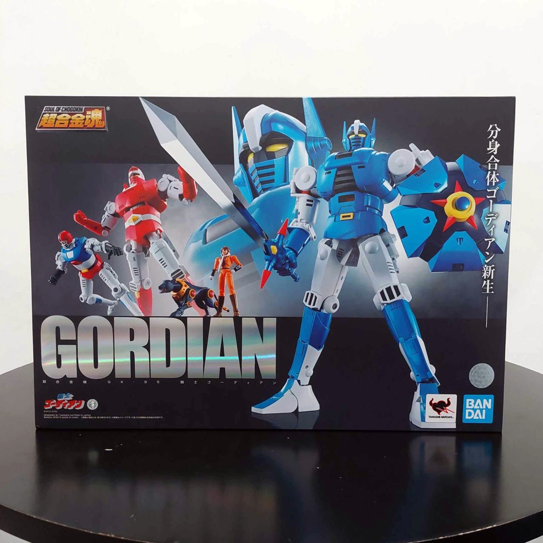 全新未開 行版 Bandai 超合金魂 GX-95 Gordian Warrior 高迪安, 興趣及遊戲, 玩具 & 遊戲類 - Carousell