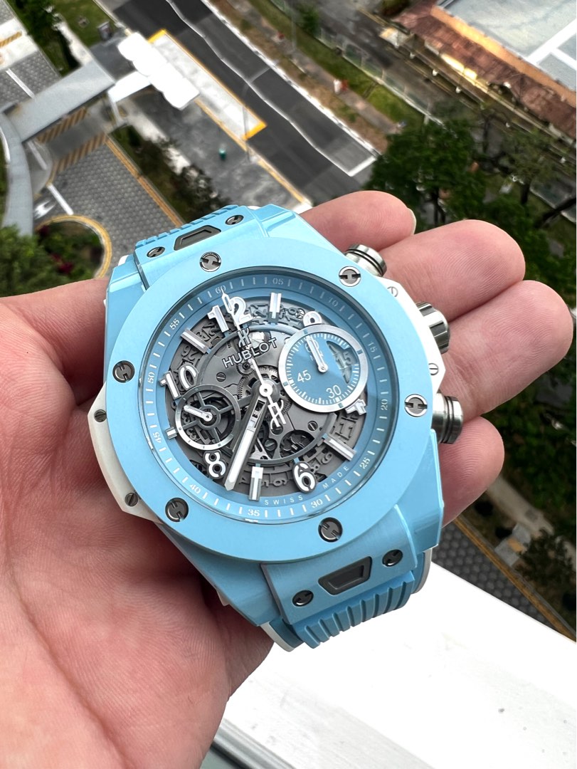 [ CHEAPEST ] Hublot BigBang Unico Sky Blue Limited Edition 100 Pieces ...
