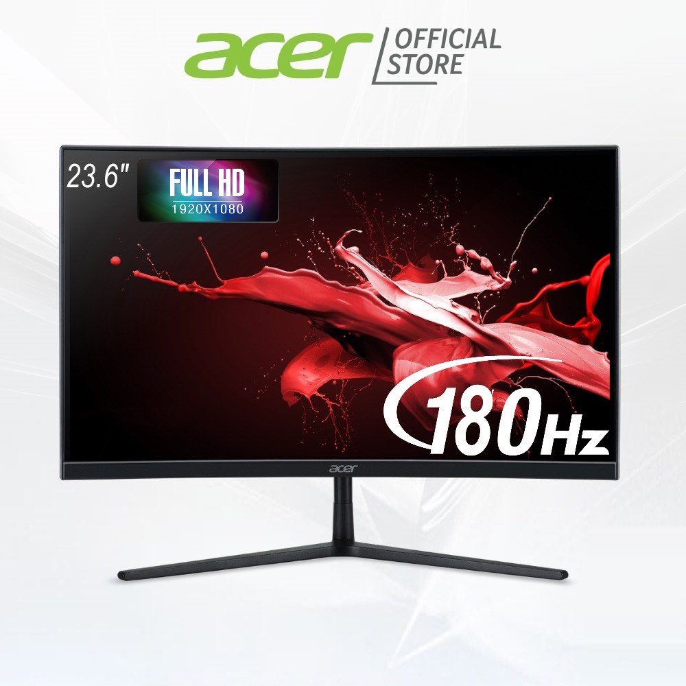 Acer EI2 Series EI242QR S3 23.6-inch FHD Curved Gaming Monitor ...