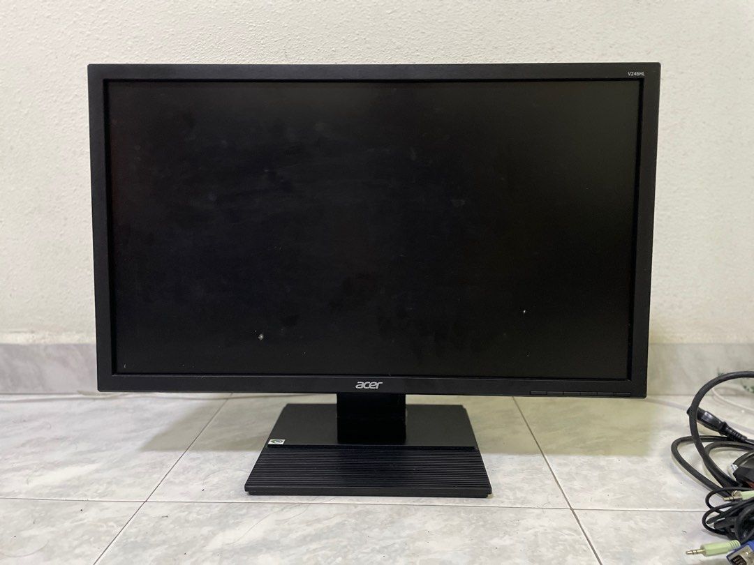 Acer V246HL 24 inch Widescreen LCD Monitor, Computers & Tech, Parts ...