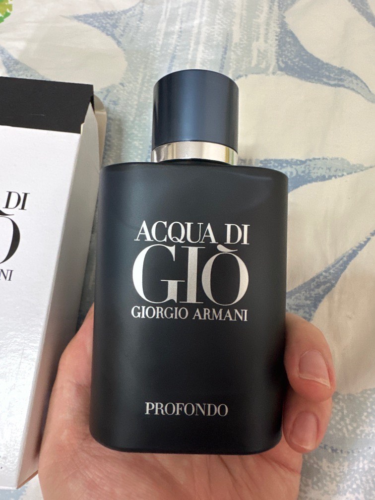 Acqua Di Gio Profondo 75ml, Beauty & Personal Care, Fragrance ...