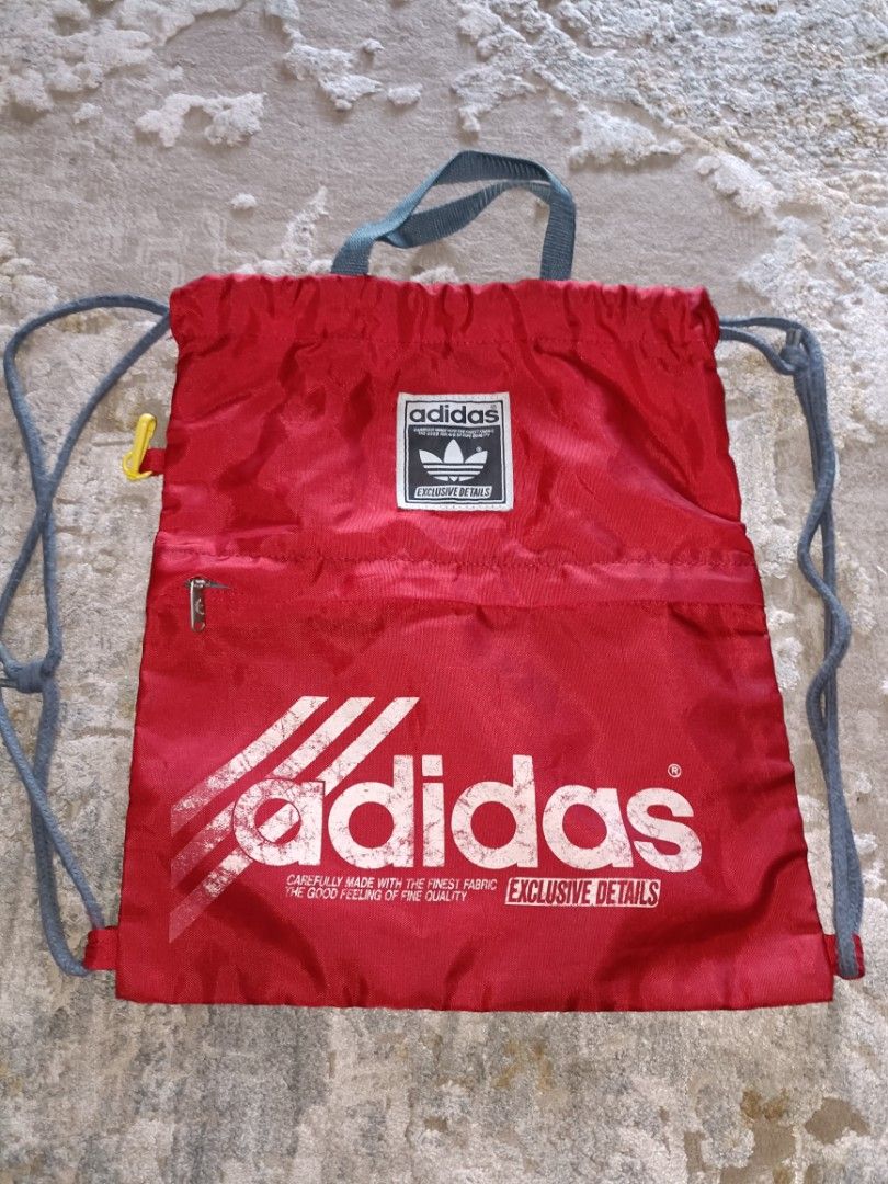 Adidas Drawstring Bag, Men's Fashion, Bags, Backpacks on Carousell