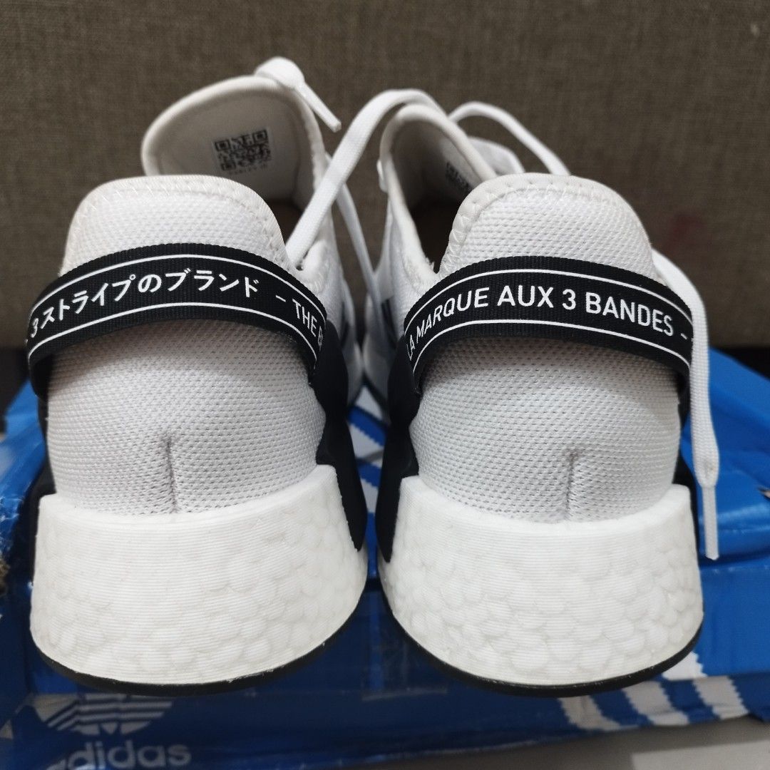 Adidas NMD R1 V2 Core Black White Original BNIB Resmi GX6368 Sepatu ...