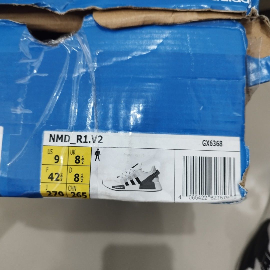 Adidas NMD R1 V2 Core Black White Original BNIB Resmi GX6368 Sepatu ...