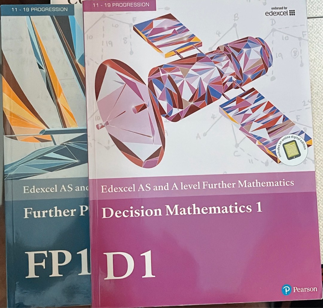 A-Level EDEXCEL Further Mathematics Textbook, 興趣及遊戲, 書本 & 文具, 教科書 ...
