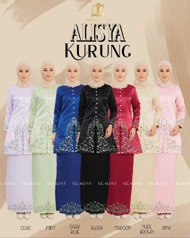 Alisya Kurung, Women's Fashion, Muslimah Fashion, Baju Kurung & sets on ...