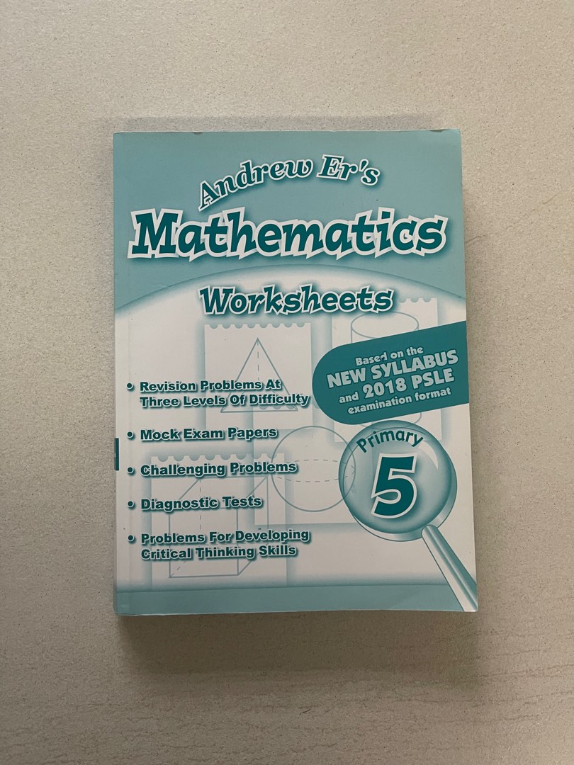 Andrew Er Math worksheets for P5, Hobbies & Toys, Books & Magazines ...