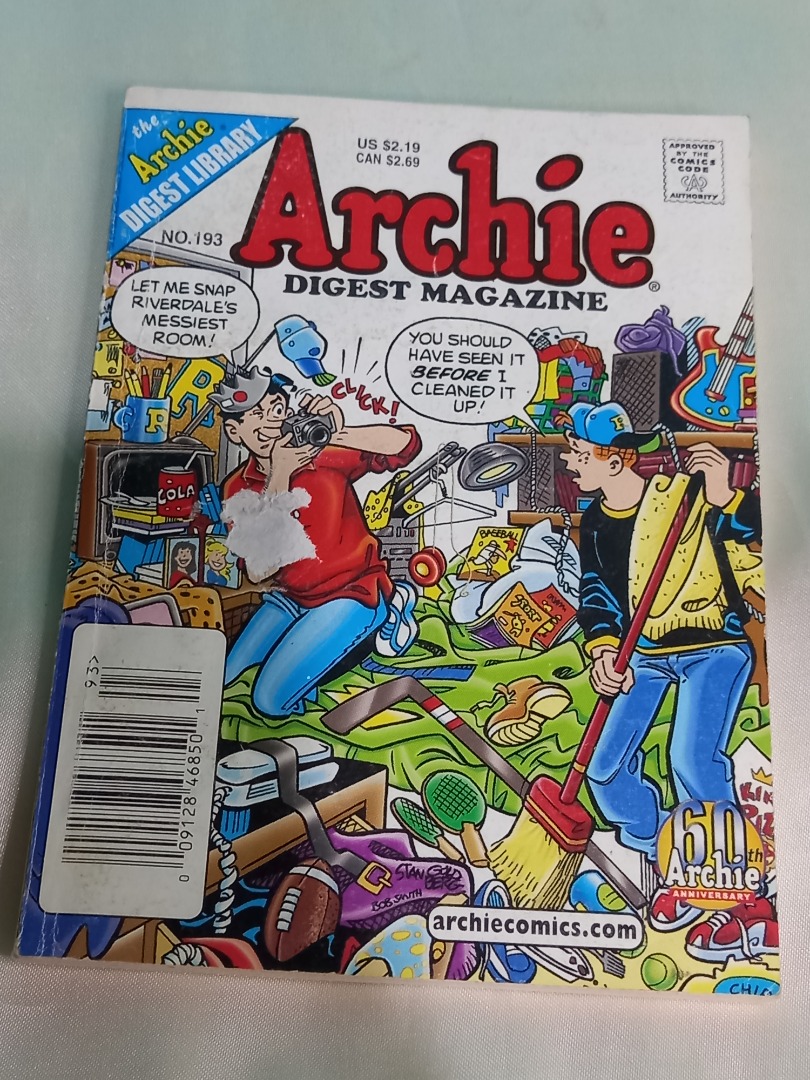 Archie Digest Magazine #193 Comics December 2002, Hobbies & Toys, Books ...