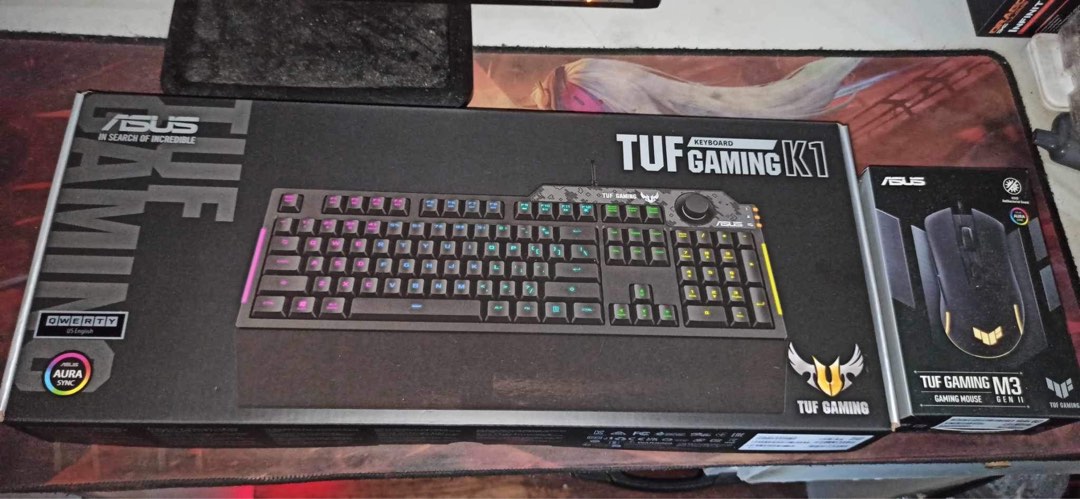 ASUS TUF Gaming Keyboard & Mouse Bundle, Computers & Tech, Parts ...