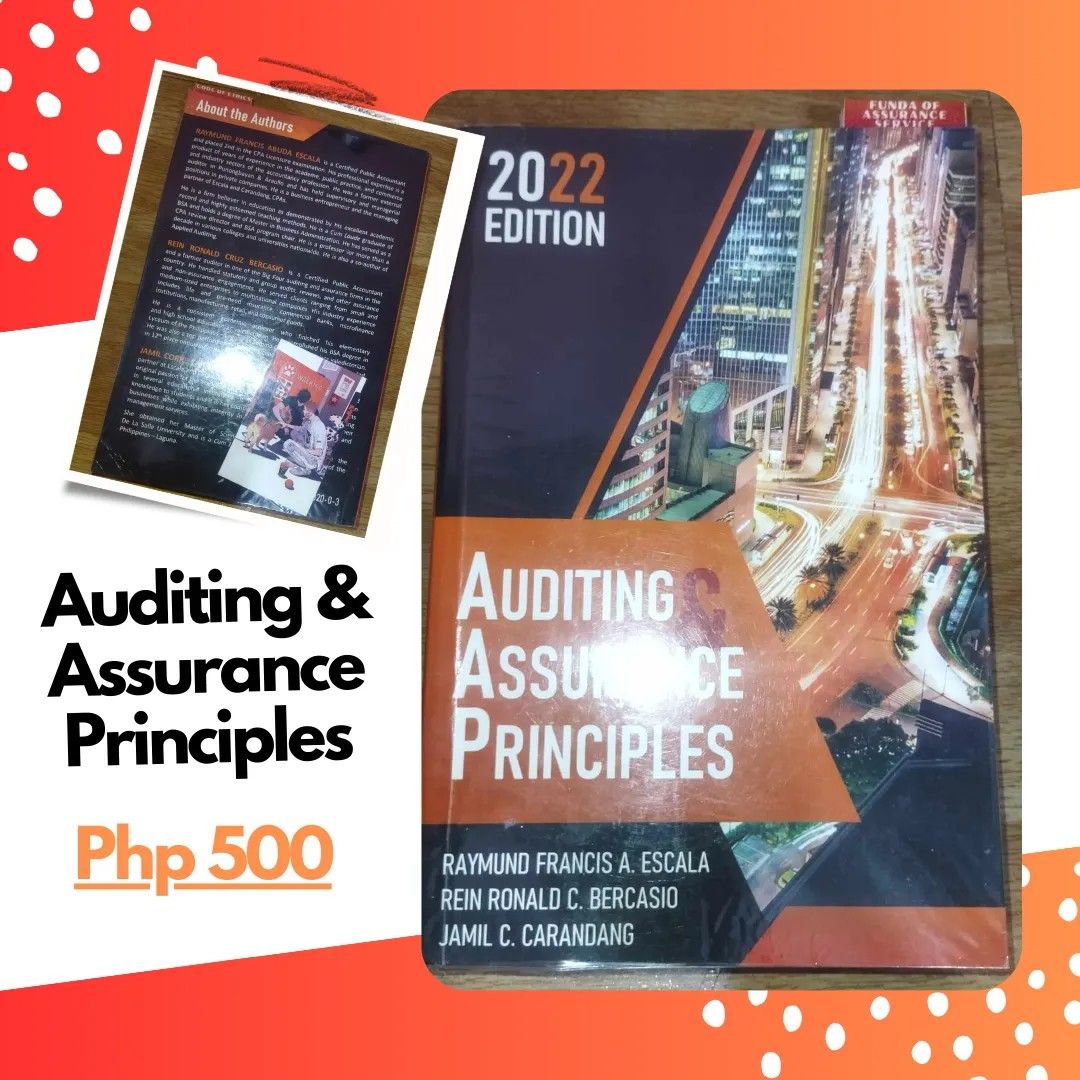 Auditing and Assurance Principles - Escala, Hobbies & Toys, Books & Magazines, Textbooks on ...