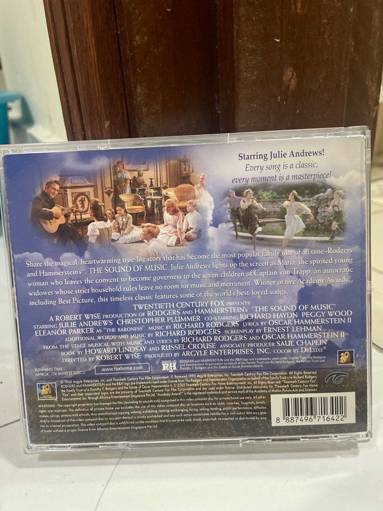 Authentic the sound of music vcd, Hobbies & Toys, Music & Media, CDs ...