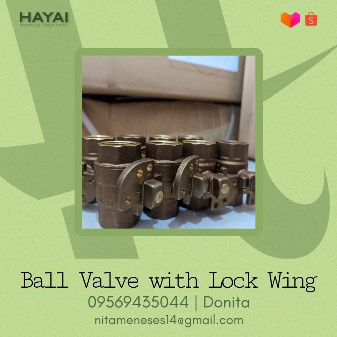 Ball Valve with Lock Wing, Commercial & Industrial, Industrial ...