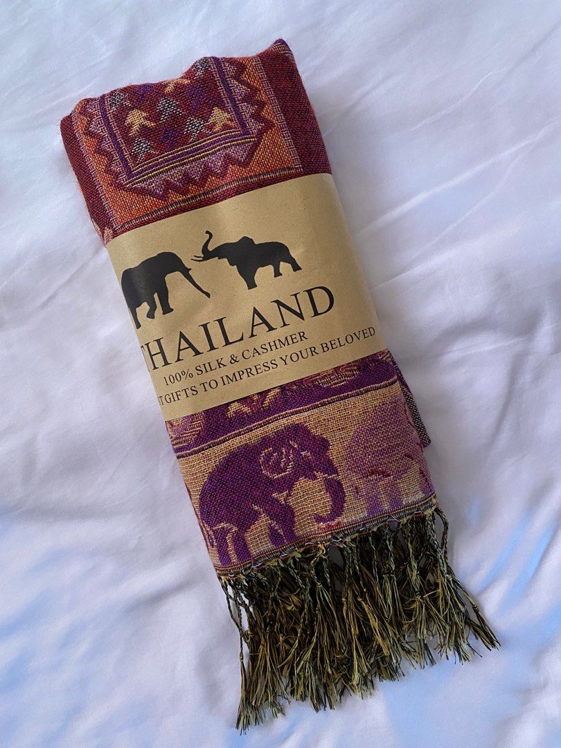 Bangkok Thailand Cashmere Scarf, Women's Fashion, Watches & Accessories ...