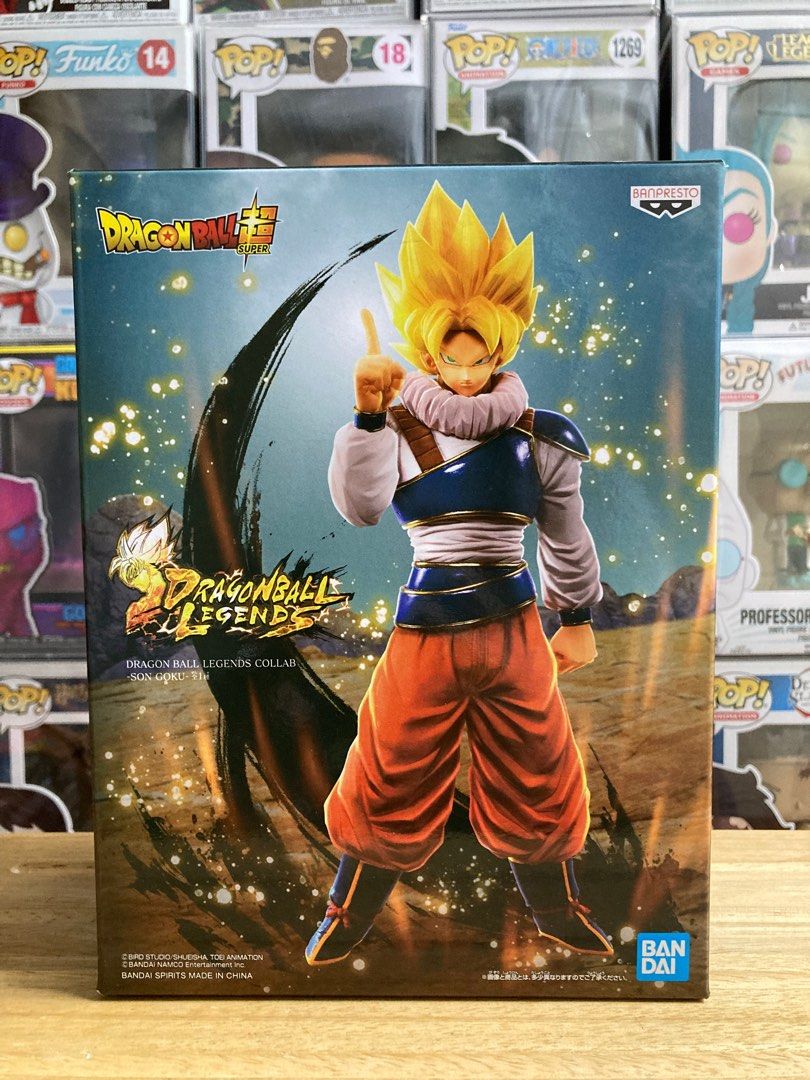 Banpresto Dragon Ball Legends Collab Son Goku Yellow Figure (With Box), Hobbies & Toys, Toys ...
