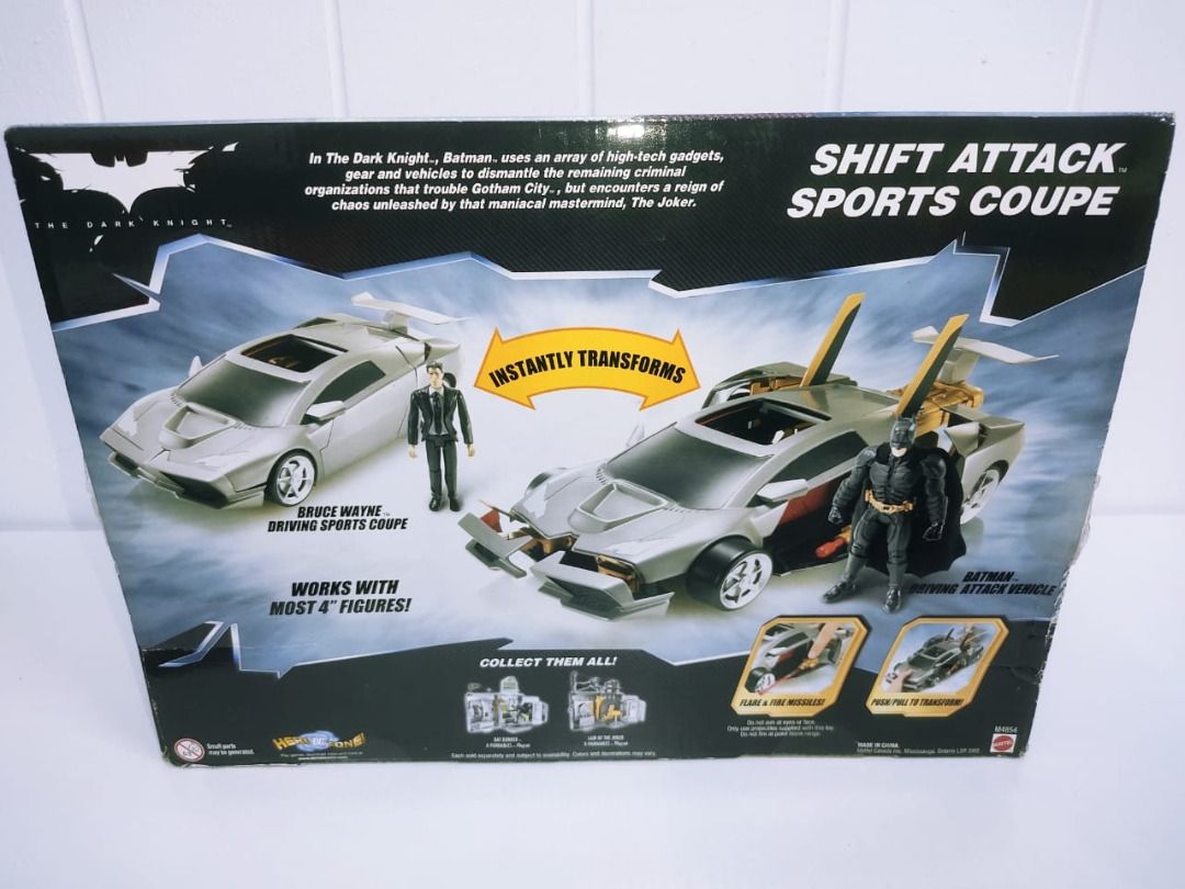 BATMAN THE DARK KNIGHT SHIFT ATTACK SPORT COUPE MATTEL, Hobbies & Toys ...
