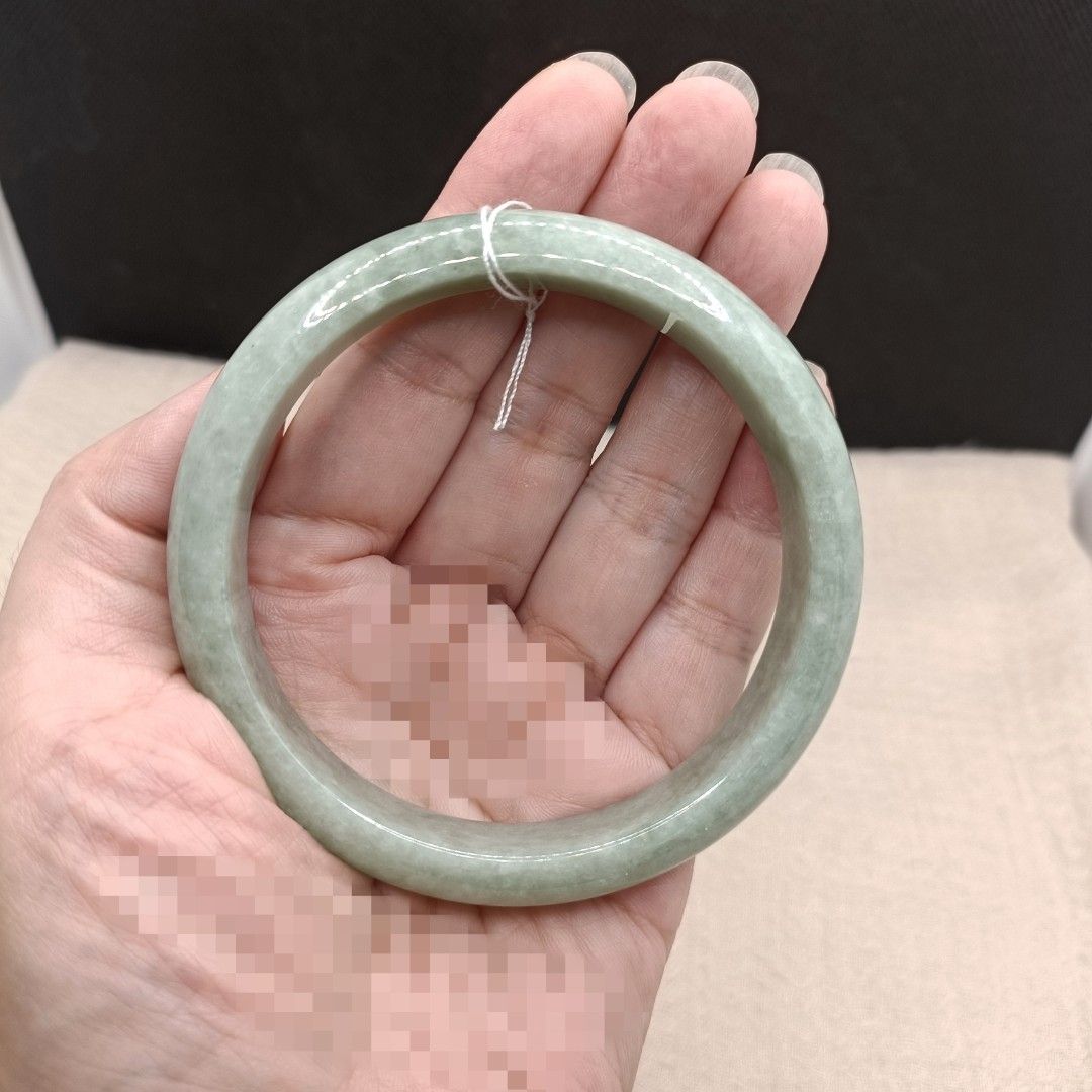 Jade Bangle "Sage" Bigger Sizes to Clear! 70% Off!!!, Women's Fashion ...