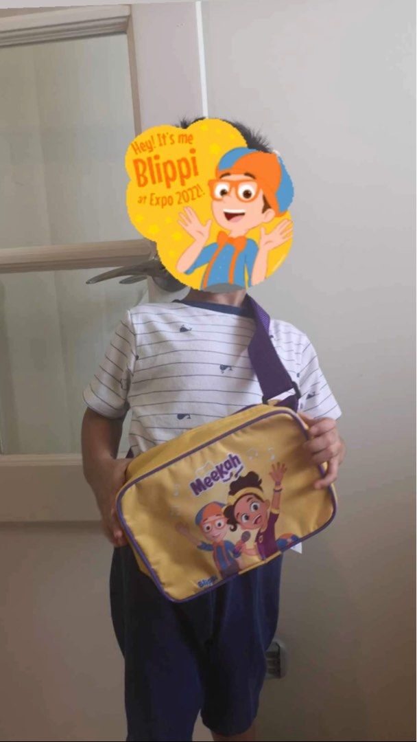 Blippi Meekah Bag for kids child children, Babies & Kids, Babies & Kids ...